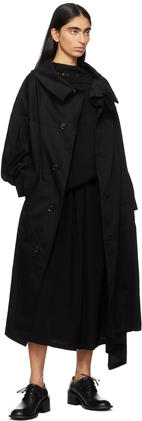 Y's ロングコート COTTON TWILL LONG CAPE COAT Y's BORN PRODUCT] COTTON TWILL LONG CAPE COAT – THE SHOP
